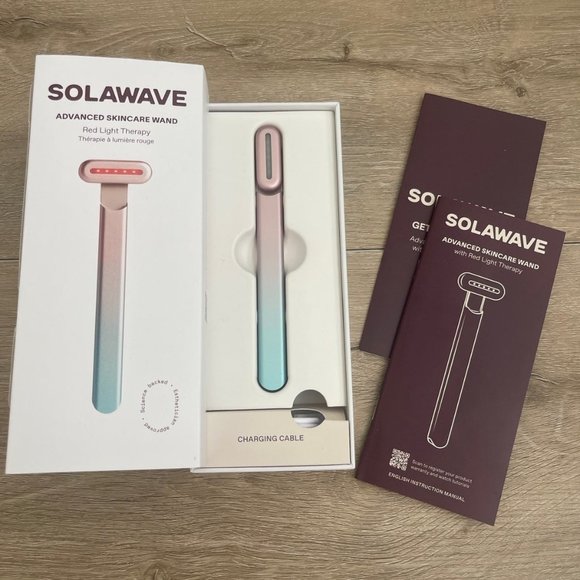 Boutique | Skincare | Solawave 4in Facial Wand Red Light Therapy For ...
